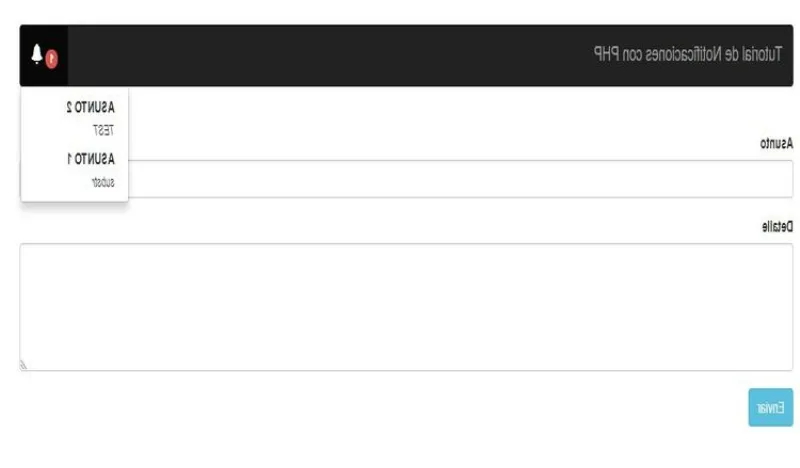 Implementación de un sistema de notificaciones en tiempo real en PHP